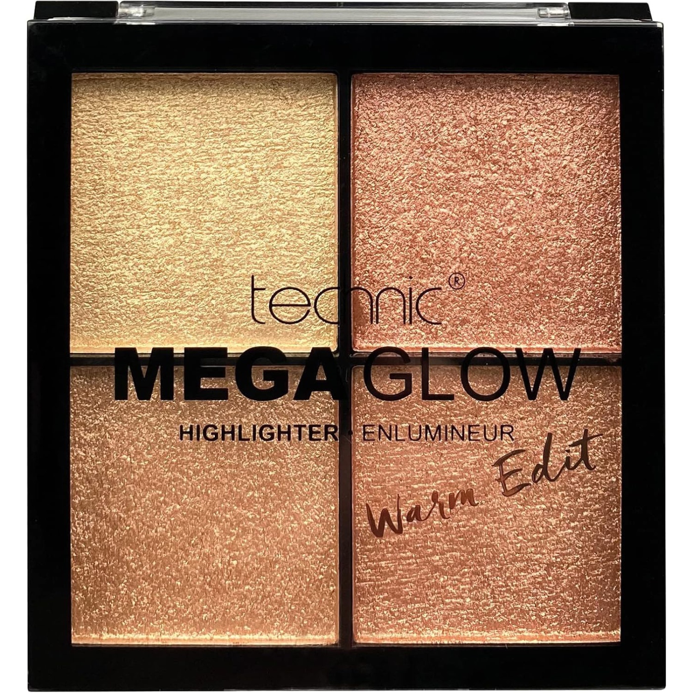 Technic Mega Glow Compact Highlighter - Warm Edit 10 g | Luxury Beauty, Skincare & Wellness Products
